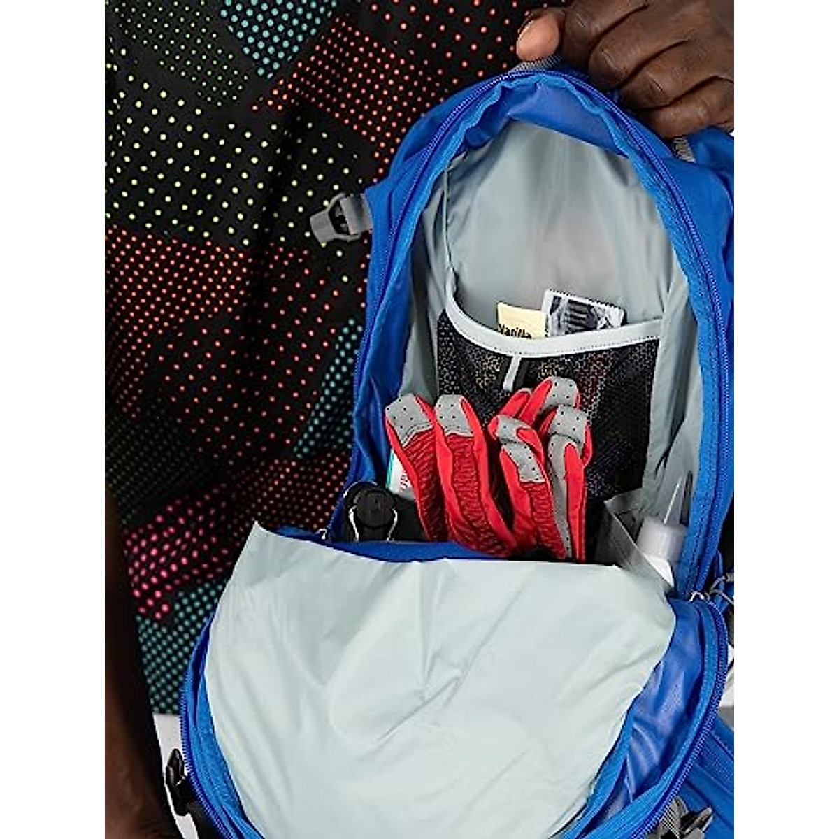 Osprey Raptor 14L Men's Biking Backpack with Hydraulics Reservoir, Postal Blue, One Size