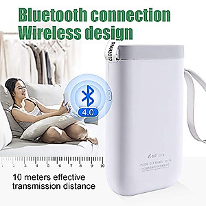 Label Maker with 6 Rolls Tape NiiMbot D11 Portable Wireless Connection Label Printer, NIIMBOT Mini Label Maker Machine