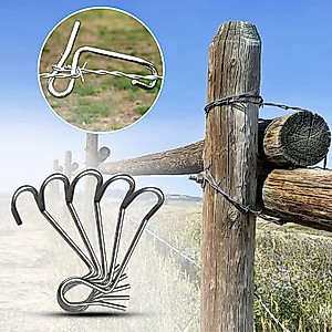 20 Pack Fence Wire Tensioning Tool for Turnbuckles Barb Wire Tensioner with 304 Stainless Steel Fast Tightening Wire Fence