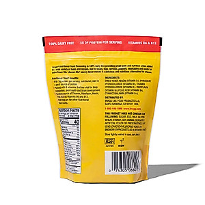 Bragg Premium Nutritional Yeast Seasoning - Vegan, Gluten Free – Good Source of Protein & Vitamins – Nutritious Savory Parmesan Cheese Substitute (Original, 12 Ounce (Pack of 1))