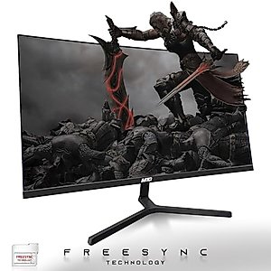 TechMagnet All in one Desktop Computer, Cheetah 6, Intel Core i5 6th Gen, 8GB DDR3, 480GB SSD, New Dual 24 inch Curved Display, Wireless Ergonomic Keyboard Mouse, Win 10 Pro (Renewed)
