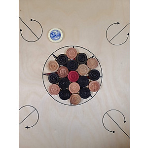 Stag Championship Carrom Board Game with Coins and Striker (Championship)