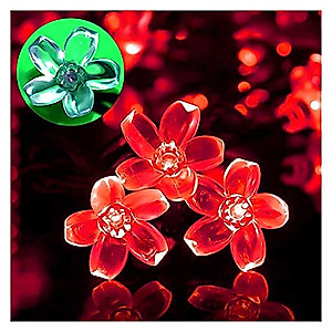 Xiaobei Solar Powered Fairy Lights, Festive String Lights, Waterproof Christmas Lights, Outdoor Garden Lights Home Bedroom Decor, Great Outdoor Lawn Decor for Patio Garden, Yard and Christmas Decor