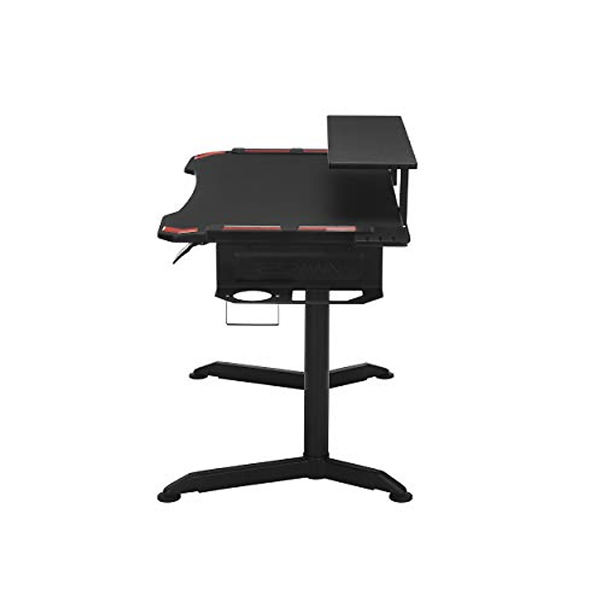 RESPAWN RSP-3010 Computer Ergonomic Height Adjustable Gaming Desk, 52.6 in, Red