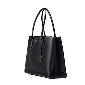 Kate Spade New York Eva Large Leather Tote Shoulder Bag Black