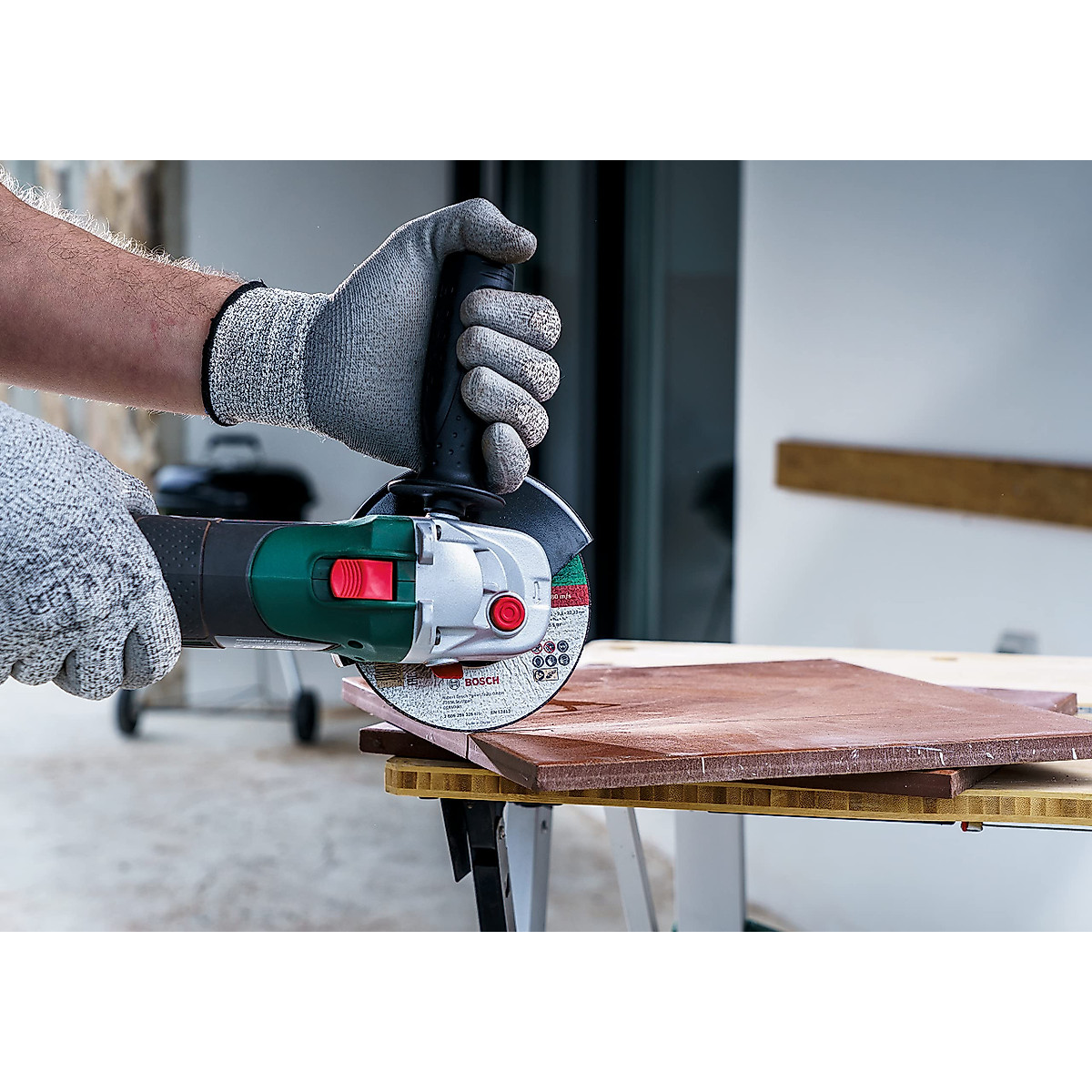 Bosch DIY Trennscheibe Stein für Winkelschleifer (5 Stück, Ø 125 mm, gekröpft, C 30 S BF)