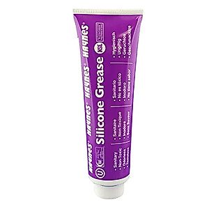 Haynes Silicone Grease, Food Grade Sanitary Lubricant, Machine Lube, Prevent Valves and O-Rings from Sticking, 1-4oz Tube Silicone Grease HAYSG 4OZ Tube Clear, 4-oz