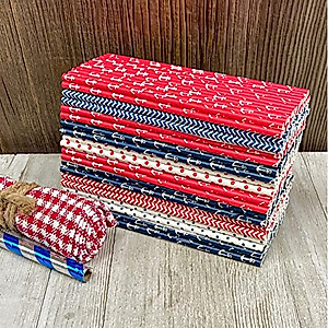Bulk Anchor Nautical Theme Paper Straws - Navy Blue Red and White Party Supplies - 250 Pack Outside the Box Papers Brand