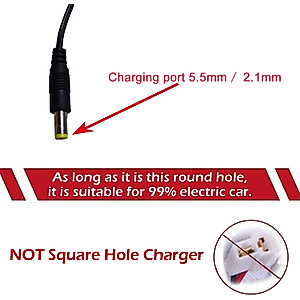 12V Charger for Kids Ride On Car Toys, 12 Volt Battery Charger for Best Choice Products Wrangler SUV Universal Charger Supplies for Trax Dynacraft Jeep ATV Quad Disney Electric Ride-On Charger
