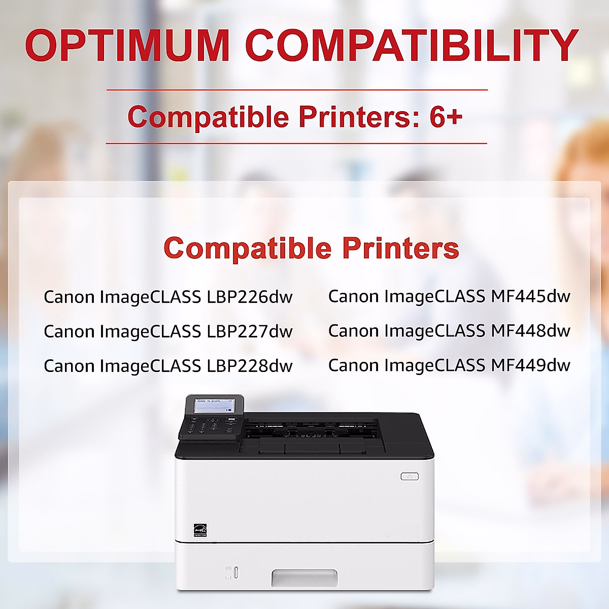 Tounker 057H 057 Black High Yield Toner Cartridge Compatible for Canon 057H 057 CRG-057H Toner Cartridge for Canon Imageclass MF445dw LBP226dw MF448dw MF449dw LBP227dw Laser Printer (Black, 1-Pack)