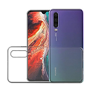 MaiJin Case for Huawei P30 (6.1 inch) Soft TPU Rubber Gel Bumper Transparent Back Cover