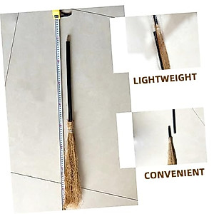Didiseaon 2pcs Halloween Witch Broom Costume Accessories Wizard Flying Broom Props Halloween Witches Broom Cosplay Broom Cosplay Supply Witches Broom Prop