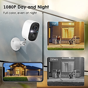 Solar Security Cameras Wireless Outdoor, Outdoor Camera Wireless 2-Way Talk Battery Powered Wi-Fi Cameras for Outside/Indoor 1080P Night Vision AI Motion Detection Spotlight Siren Alarm Waterproof