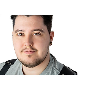 Pierced Owl 18GA Stainless Steel Double Hoop Hinged Segment Ring (Gold Tone)