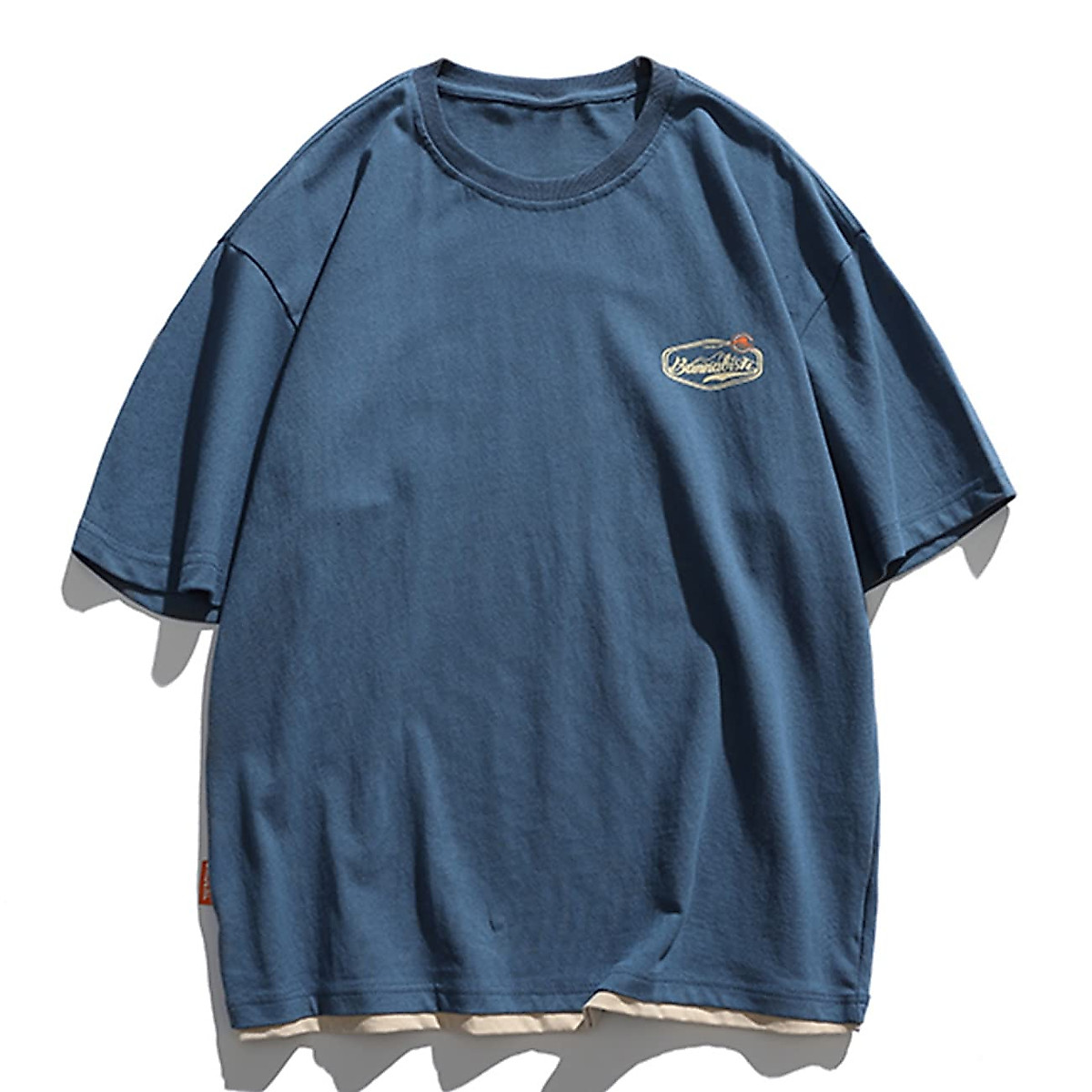 Aelfric Eden Mens 90s Vintage Oversize Shirts Summer Unisex Hipster Printed Casual Tee Streetwear Harajuku Top Tshirt