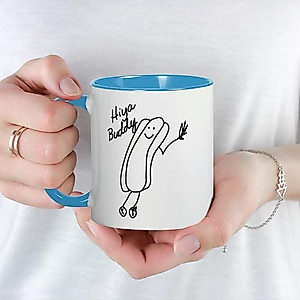 CafePress Hiya Buddy! Mugs Ceramic Coffee Mug, Tea Cup 11 oz