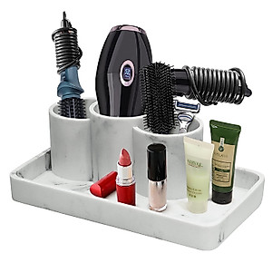 Bathroom Tray (White04, 5.6" L x 3.5" W x 9.9" H)