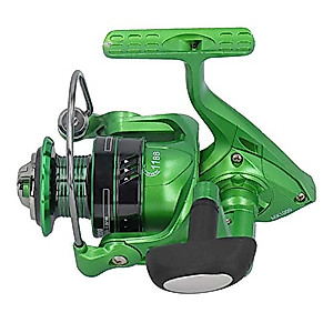 OUKENS Fishing Reels and Fishing Maintenance Tools Spinning Reel, Spinning Fishing Reels Powerful Metal Body 5.2:1 Gear Ratio for Freshwater