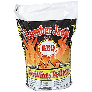 Lumber Jack 100 Percent Mesquite BBQ Grilling Pellets 20 LB Bag