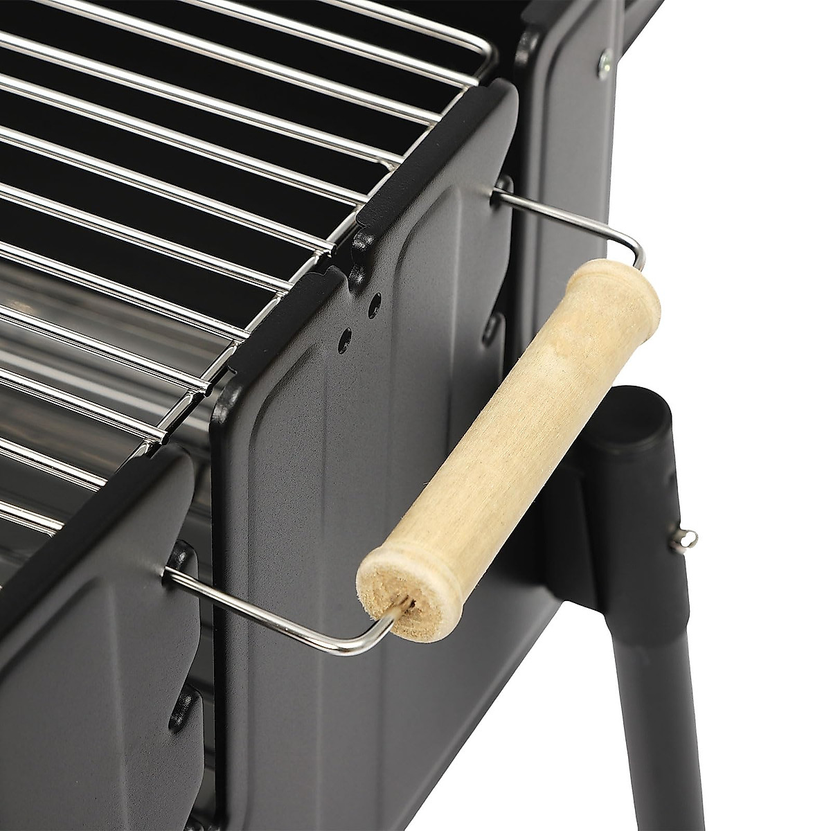 Portable Charcoal Grills 11.42 * 25.79 IN Foldable Camping Barbecue Grill for Outdoor BBQ for Outdoor Cooking Camping Hiking & Any Outdoor Event