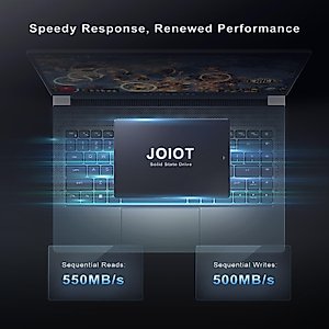 JOIOT 1TB SSD Internal Solid State Hard Drive, 3D NAND 2.5inch SATA III Internal SSD, Up to 550MB/s, Upgraded Performance for PC Laptop Game Creation