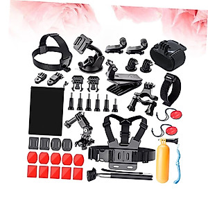 UKCOCO Selfie Stick Action Camera Accessories Kit 42-in-1 Sports Camera Set for Outdoor Activities Camera Accessory