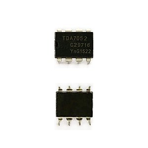 Todiys New 10Pcs for TDA7052 TDA7052A TDA7052AT TDA7052A/N2 DIP-8 Audio Amplifier IC Chip TDA7052AN