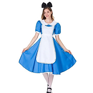 Hoshin Bow Headbands Headdress for Women and Girls, Perfect Hair Accessories for Alice in Wonderland Cosplay (Black)