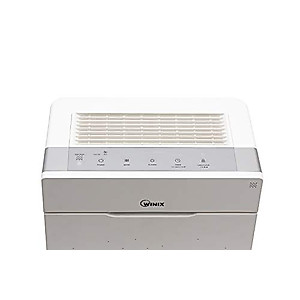 Winix HR900, Ultimate Pet 5 Stage True HEPA Filtration Air Purifier, 300 Sq. Ft, White