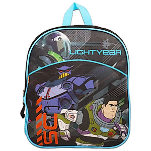 Toy Story Mini Backpack - Bundle with 11 Inch Lightyear Mini Backpack, Water Pouch, Toy Story Bookmark, More - Lightyear Preschool Backpack Boys Girls Toddler