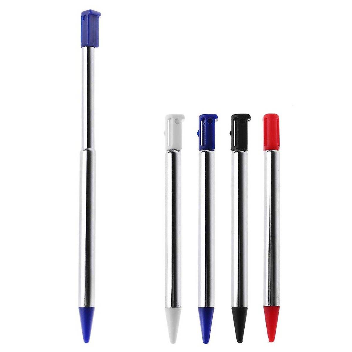 jackyee Short Adjustable Styluses Pens for 3 Extendable Styluspen Retractable Stylus Black