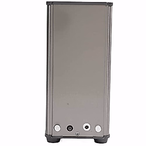 Stainless Steel Water Purifier, 600 Gallons Daily Rate 4 in 2 Tankless 80W Reverse Osmosis Water Purifier 1.5:1 Pure Waste Ratio Industrial for Home(US Plug 100‑240V)