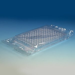 Globe Scientific 120038 Polystyrene Microtest Plate, 96-Well, U-Bottom, Sterile, Individually Wrapped (Pack of 50)