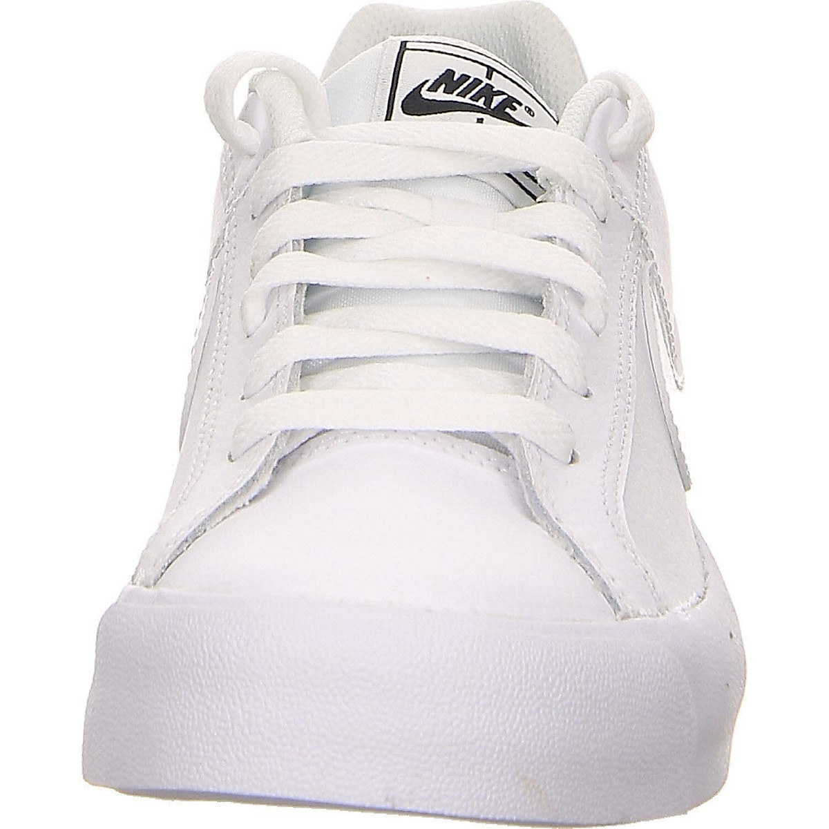 Nike Women's Court Royale AC Sneaker, White/White-Black, 7 Regular US