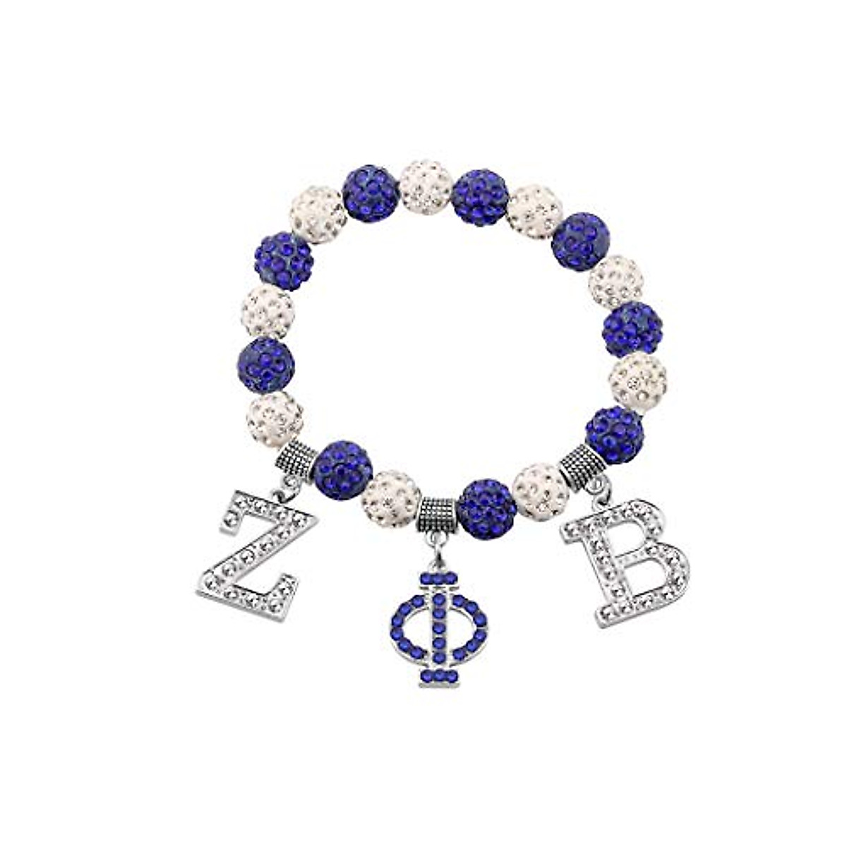 CENWA ZPB Dove Bracelet 1920 Greek Sorority Jewelry Gift for Finer Women(ZPB beads- Br)