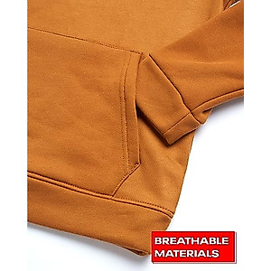 Reebok Boys' Jogger Set - 2 Piece Active Fleece Long Sleeve Hoodie Sweatshirt and Jogger Sweatpants for Boys (Sizes: 4-10), Size 8, Meerkat