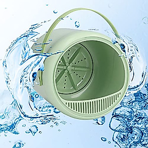 Portable Clothes Washing Machine,Ozone Sterilization Mini Washing Machine Intelligent Underwear Washer With Quick And Quiet Operation Convenient Countertop Washing Machine For Your Home(#1)