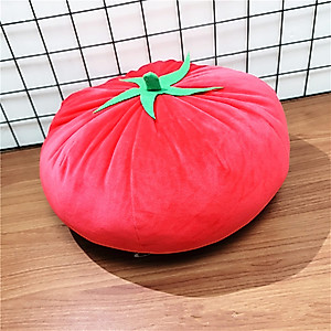 REXCHI Simulation Delicious Tomato Pillow Soft Cute Plush Cushion Office Home Decoration Birthday Gift
