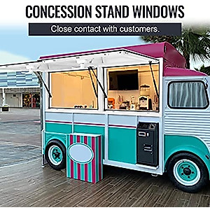 Concession Stand Serving Window Door - Concession Awning Door for Food Trucks *Glass Not Included,36''W X 24''H