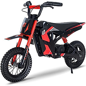EVERCROSS EV12M Electric Dirt Bike,300W Electric Motorcycle,15.5MPH & 9.3 Miles Long-Range,3-Speed Modes Motorcycle