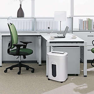 Aurora AU1060MA Professional Grade 10-Sheet High Security Micro-Cut Paper and Credit Card Shredder/ 60 Minutes/Security Level P-5, White, AU1060MA 10-sheet High Security Microcut