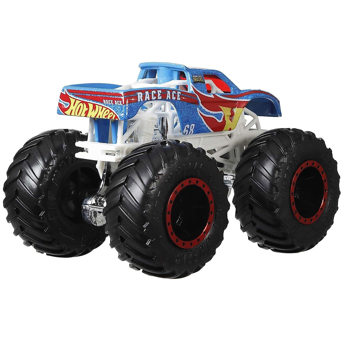 Hot Wheels Monster Trucks Live 8-Pack, Multipack of 1:64 Scale Toy Monster Trucks, Characters from The Live Show, Smashing & Crashing Trucks, Toy for Kids 3 Years Old & Up