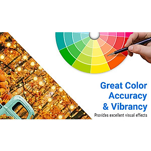 Funnytree 8 x 6 FT Autumn Forest Blue Truck Backdrop for Portrait Photography Picture Fall Harvest Pumpkin Farm Thanksgiving Day Baby Shower Friendsgiving Party Supplies Decoration Banner Background