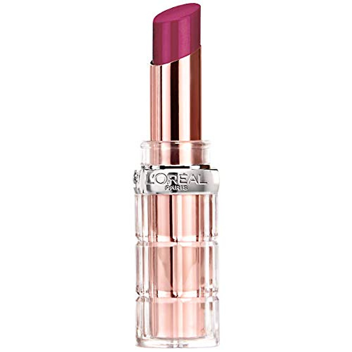 L'Oreal Paris Makeup Colour Riche Plump and Shine Lipstick, for Glossy, Radiant, Visibly Fuller Lips with an All-Day Moisturized Feel, Wild Fig Plump, 0.1 oz.