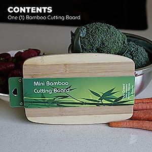 Brite Concepts Mini Bamboo Cutting Board, 6 by 9 Inches (Pack of 1)