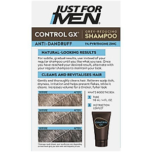 Just For Men Control Gx 4 Ounce Shampoo Anti-Dandruff Boxed (Pack of 3)