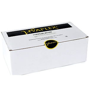 Vivaplex, Green, 8 ounce, Round Glass Jars, with Black Lids - 8 Pack