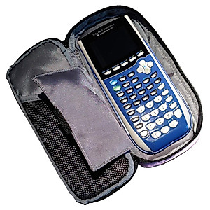 Case-it The Pouch Zippered Pencil Case with Grommets, Black, PLP-02-BLK