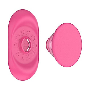 PopSockets Phone Grip with Expanding Kickstand, Slim PopSockets for Phone - Pocketable Neon Pink
