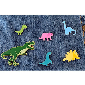 Dinosaur Pins for Backpacks Jurassic Dinosaur Enamel Pin Set Cute Enamel Pins
